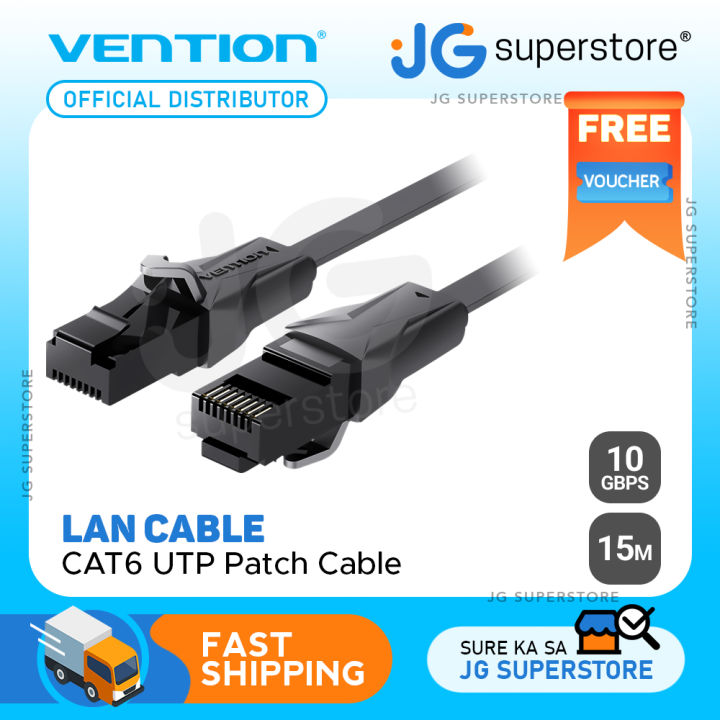 Vention CAT6 Ethernet Flat Cable UTP 10Gbps Lan Network Wire Cord for ...