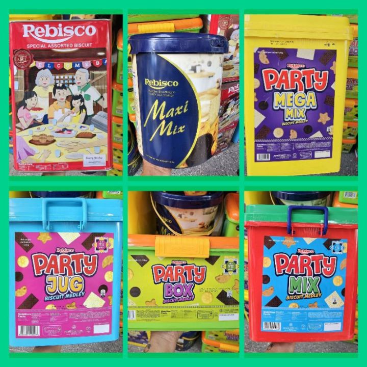 REBISCO ASSORTED BISCUITS - MAXI MIX, PARTY JUG, PARTY BOX, PARTY MEGA ...