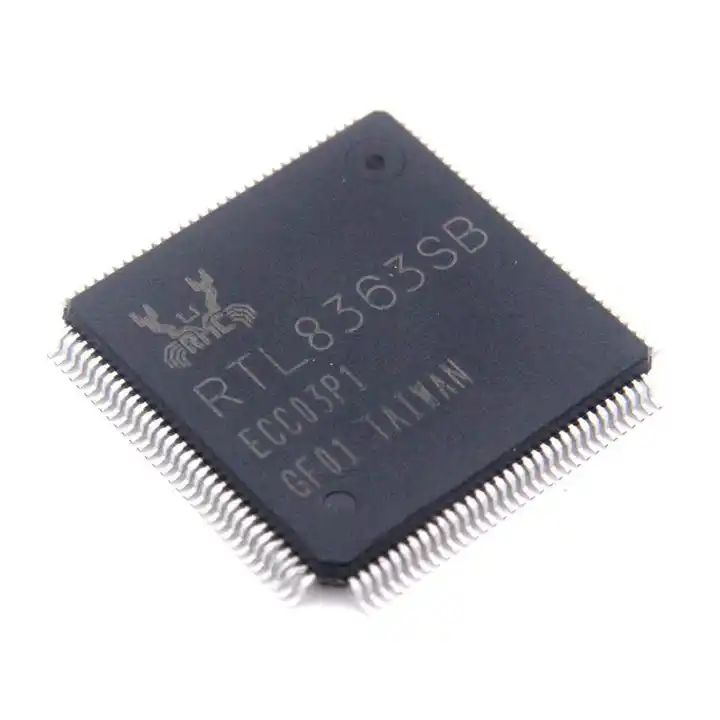 แผงวงจรรวม QFP128 RTL8363SB-CG 3 Pce/lot ใหม่เอี่ยมเซมิคอนดักเตอร์ของแท้ชิ้นส่วนอิเล็กทรอนิกส์ ...