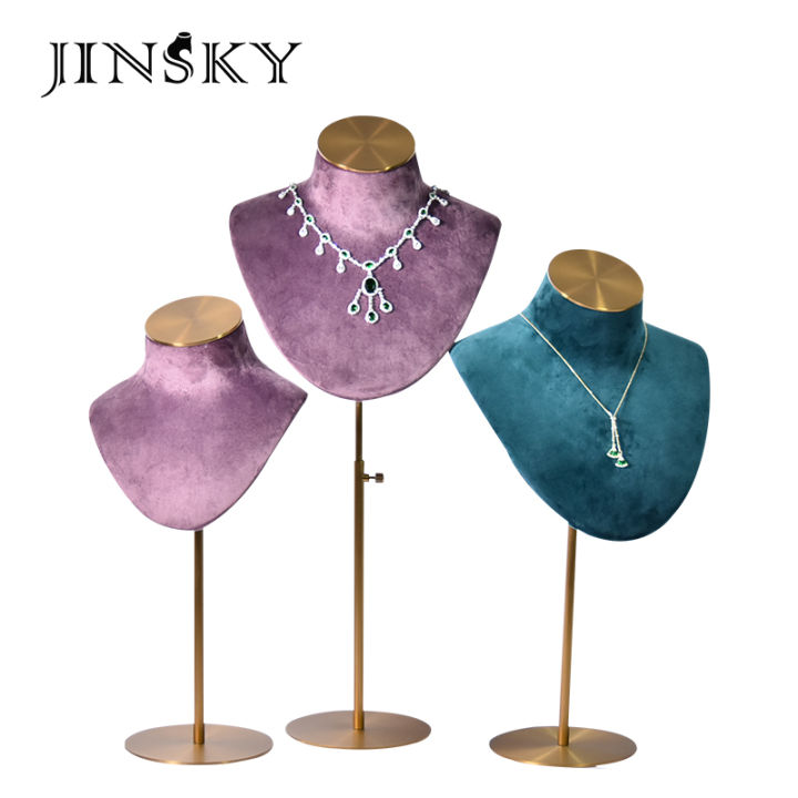 This Spyker metal support necklace display stand neck portrait model ...