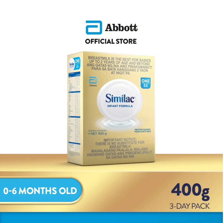 Similac 400g Infant Formula for 0-6 Months Milk Powder | Lazada PH