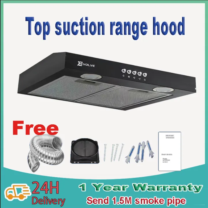 [TOP SELLER]EVOLVE 50cm Range Hood (Black)argent | Lazada PH