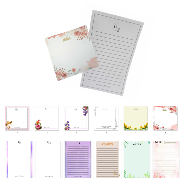 3x3 Personalized Notepad with Magnetic Back | Lazada PH