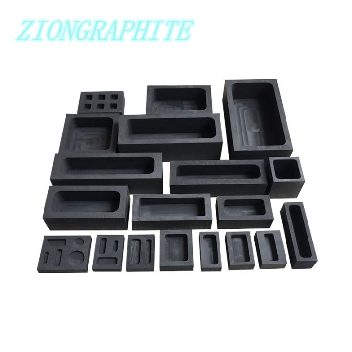graphite crucible square graphite casting ingot bar mold for silver ...