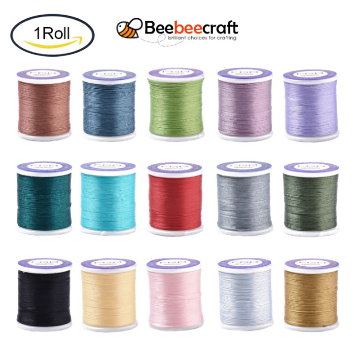 1 Roll Nylon Beading Threads for Beads White 0.1mm about 54.68 yards ...