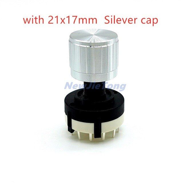 2pc Rs26 2 Pole 6 Position Selectable Band Rotary Channel Selector ...