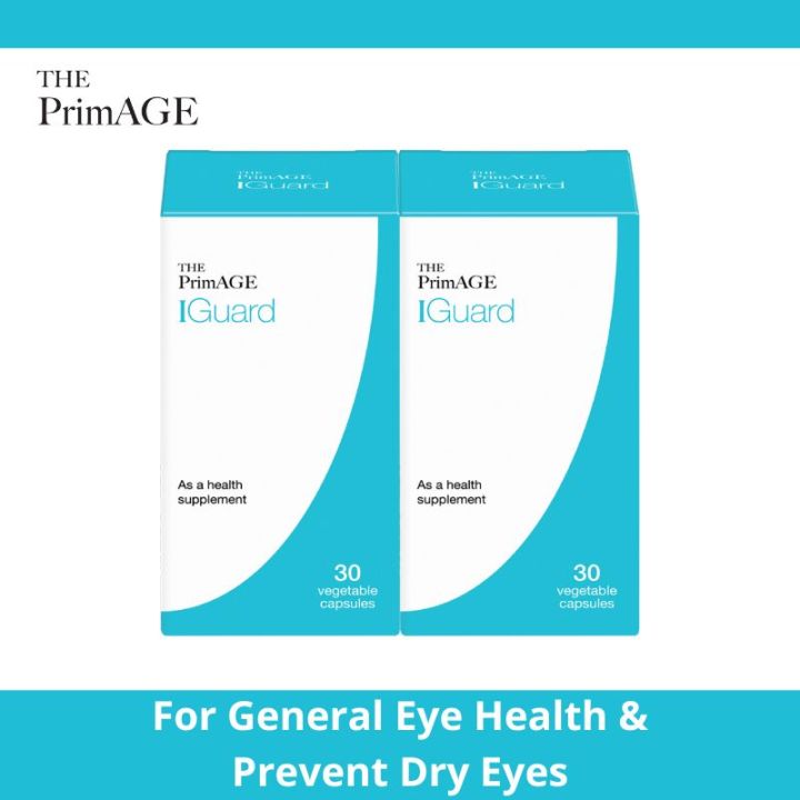 (Exp 12/26) The PrimAGE IGuard (Lutein and Bilberon Bilberry) 2 x 30 ...