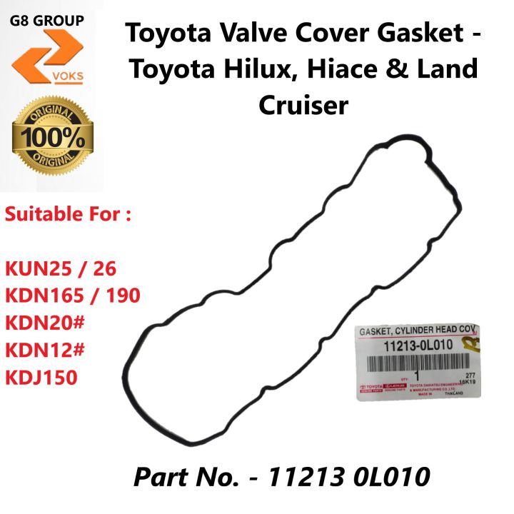 Toyota Valve Cover Gasket - Toyota Hilux, Hiace & Land Cruiser ( 11213 ...