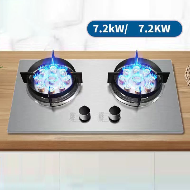 Hotbao Gas Stove Recessed Lpg Stainless Steel Large Gas Stove Dual ...