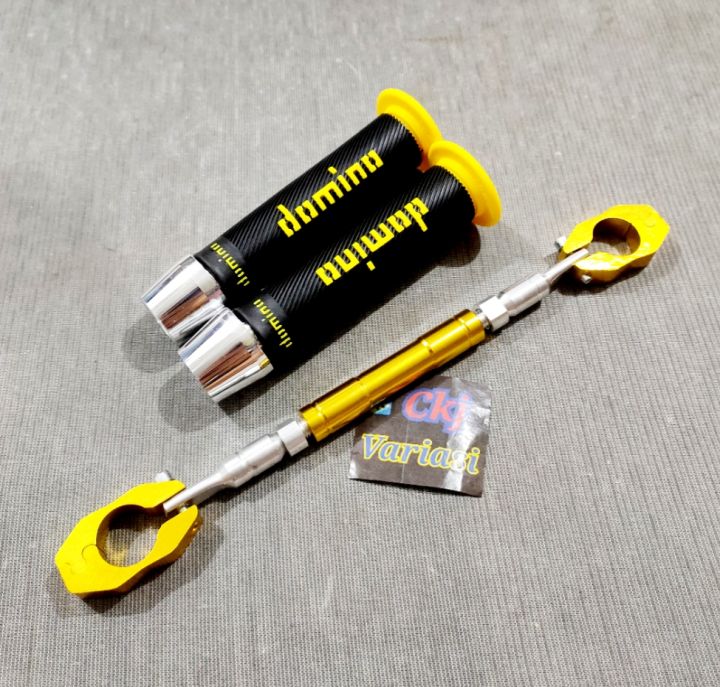 Palang stang motor universal stabilizer+grip bulu+stang PCX | Lazada ...