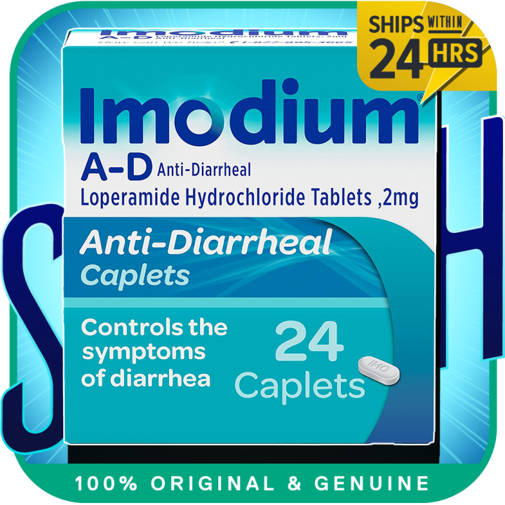 Imodium A-D Diarrhea Relief Caplets with Loperamide HCl | Imodium ...