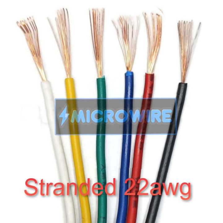 1METER stranded wire 22awg (hook-up wire) for school, DIY electronics ...