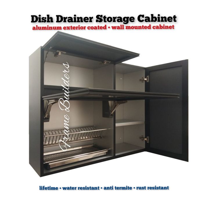 [PRE-ORDER] Dish Drainer Cabinet/ Dish Rack Cabinet/ Aluminum Dish ...