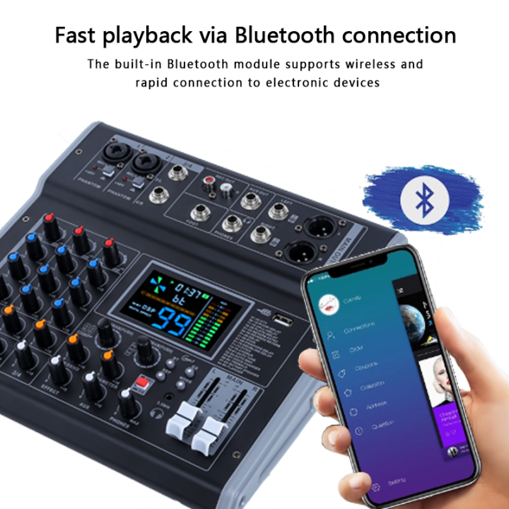 Professional Audio mixer 99DSP effect output, stage Built-in 3EQ ...