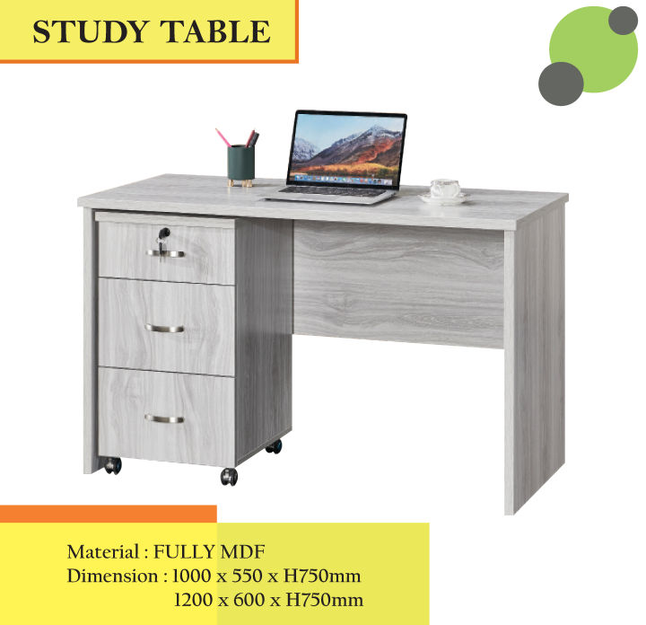 STUDY TABLE/ STUDY TABLE WITH DRAWER/STUDY DESK/WRITING DESK/SIMPLE ...