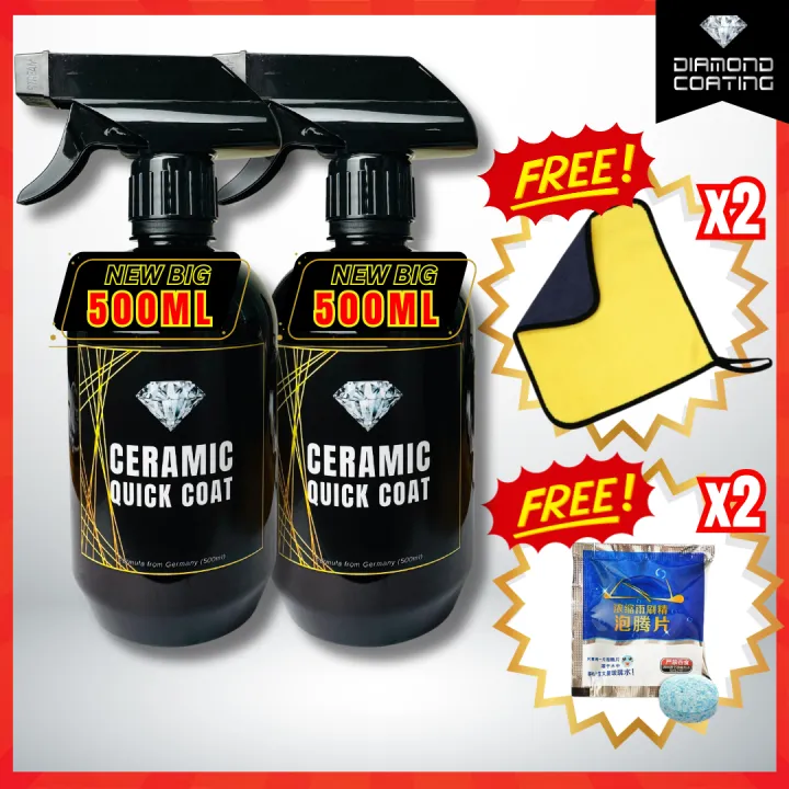 Diamond Coating【500ML Ceramic Quick Coating】 Coating Car Quick Coating ...