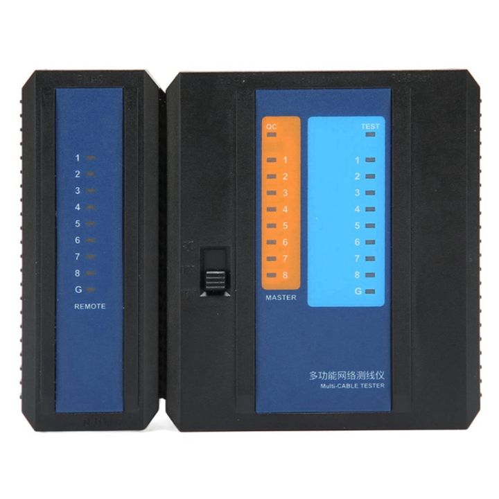(UTVR) RJ45 Network Cable Tester, Remote Detection LED Status Display ...