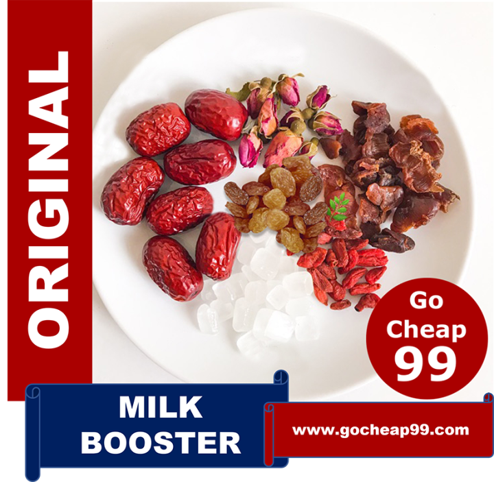 Milk Booster (Goji Berry, Red Dates, Longan, Raisin, Rose Buds & Gula ...