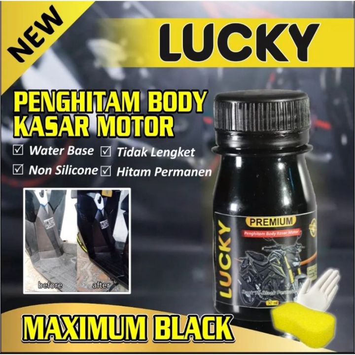 seperti baru Penghitam Body Kasar Motor Permanen Black Magic 30 ml ...