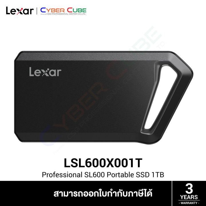 Lexar ( LSL600X001T ) Professional SL600 Portable SSD 1TB, USB 3.2 ...