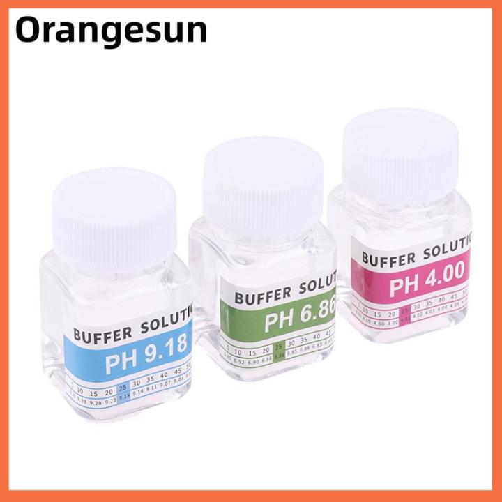 🔥🔥🔥Orangesun Reusable 50 Ml Bottles Of PH 4.00 6.86 9.18 Calibration ...