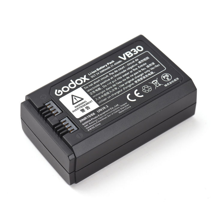 Godox VB30 Battery 7.2V 2980mAh Rechargeable Li-ion Battery for Godox ...