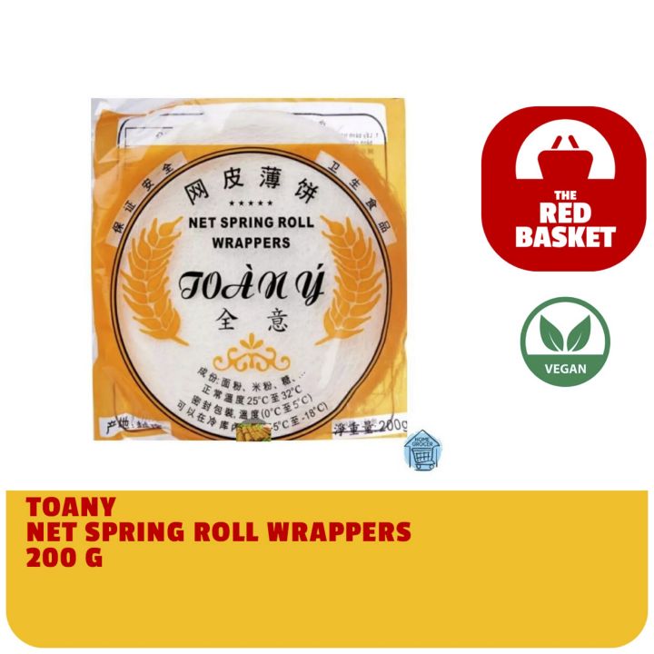 NET SPRING ROLL WRAPPER RICE PAPER (FOR FRYING) 22CM 200G | Lazada PH
