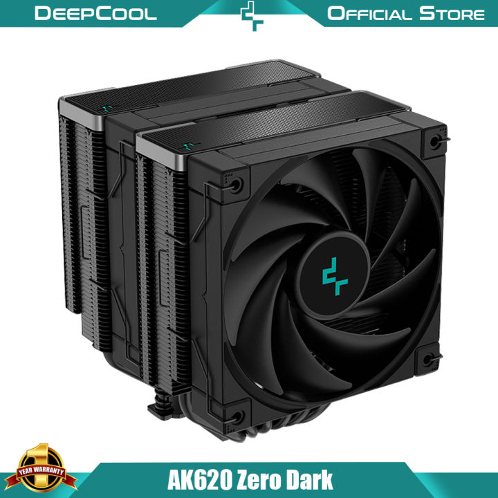DEEPCOOL AK620 Zero Dark high performance CPU cooler (R-AK620-BKNNMT-G ...
