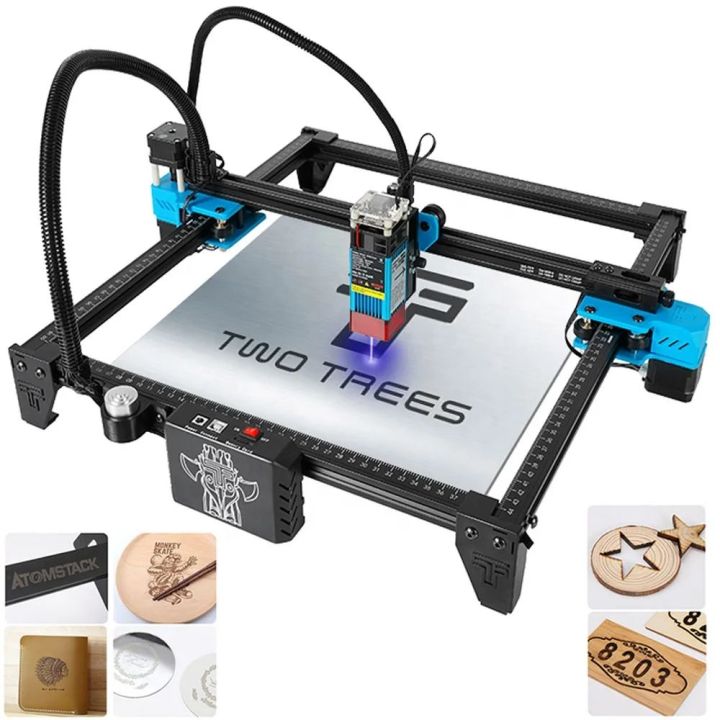 TTS55 Newest Portable Diode DIY Pro CO2 Cutter CNC Mini Wood Router ...