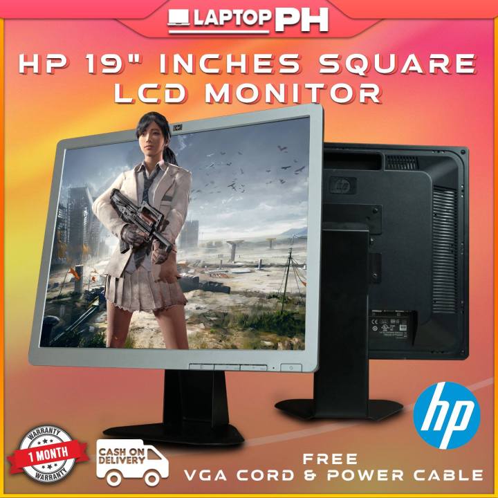 HP 19" Inches Square LCD Monitor with Universal Metal Stand | 1280x1024 ...