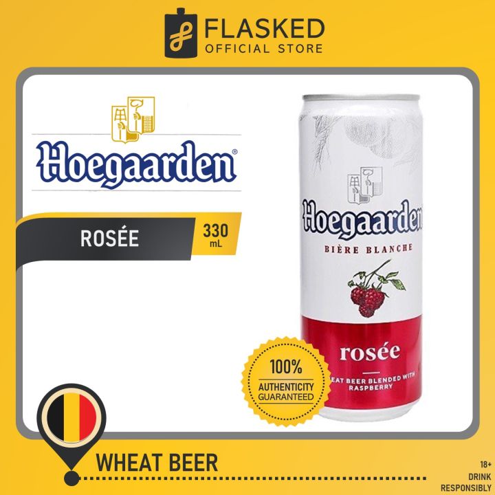 Hoegaarden Rosee Belgian Beer Cans 330mL | Lazada PH