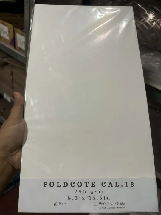 Solid Foldcote #18 295gsm Desk Calendar Standee Calendar Stand | Lazada PH