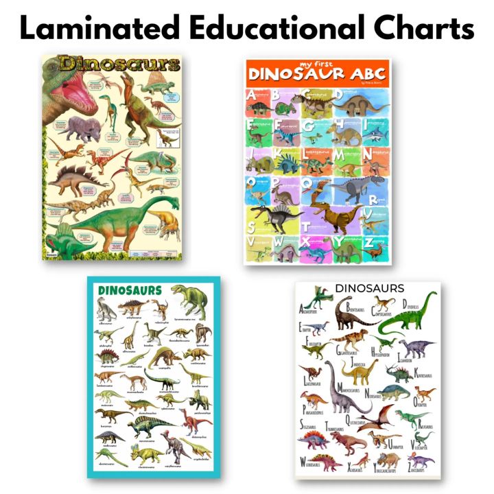 Dinosaurs, Laminated Educational Charts | Lazada PH