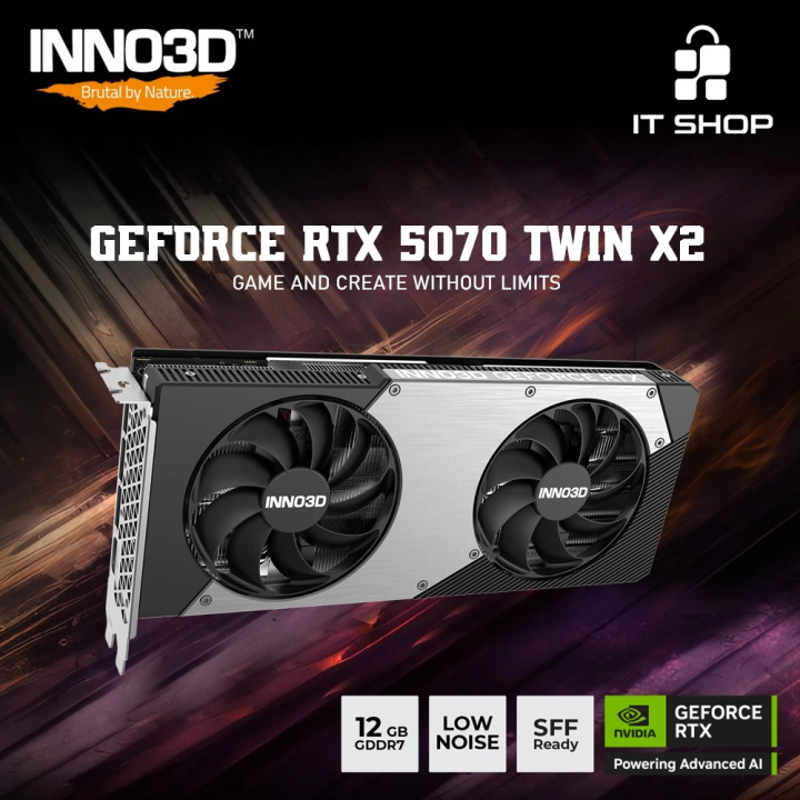 INNO3D GeForce 5070 TWIN X2 12GB GDDR7 | Lazada Indonesia
