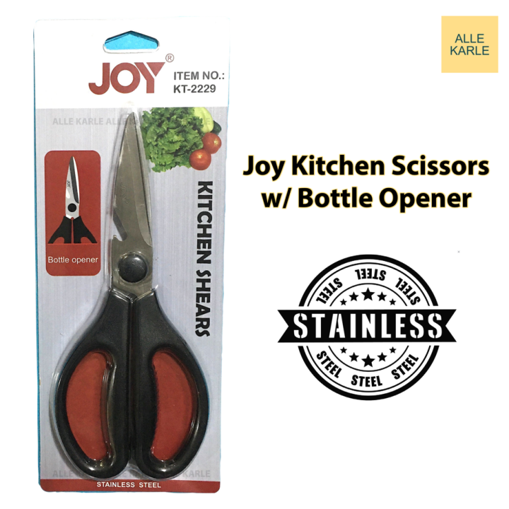 Joy Kitchen Scissors 9 in. Black | Alle Karle LZD | Lazada PH