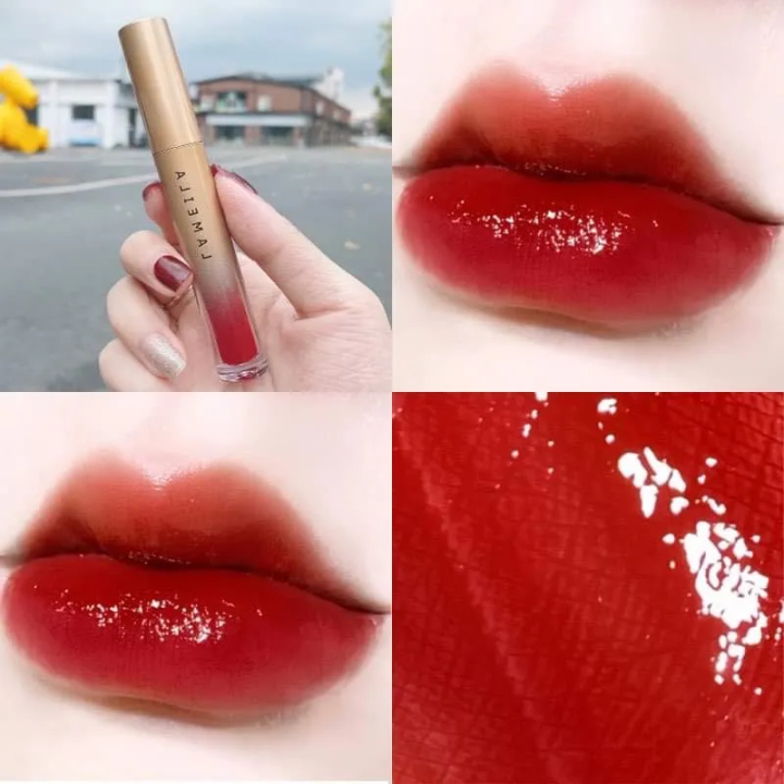 Extraction Lameila lip Glaze Gold Edition ลิปกลอสเนื้อกำมะหยี่ ติดทนนาน ...