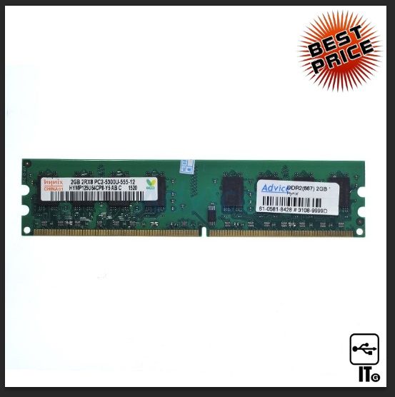 RAM DDR2(667) 2GB Hynix แรม ประกัน LT. | Lazada.co.th