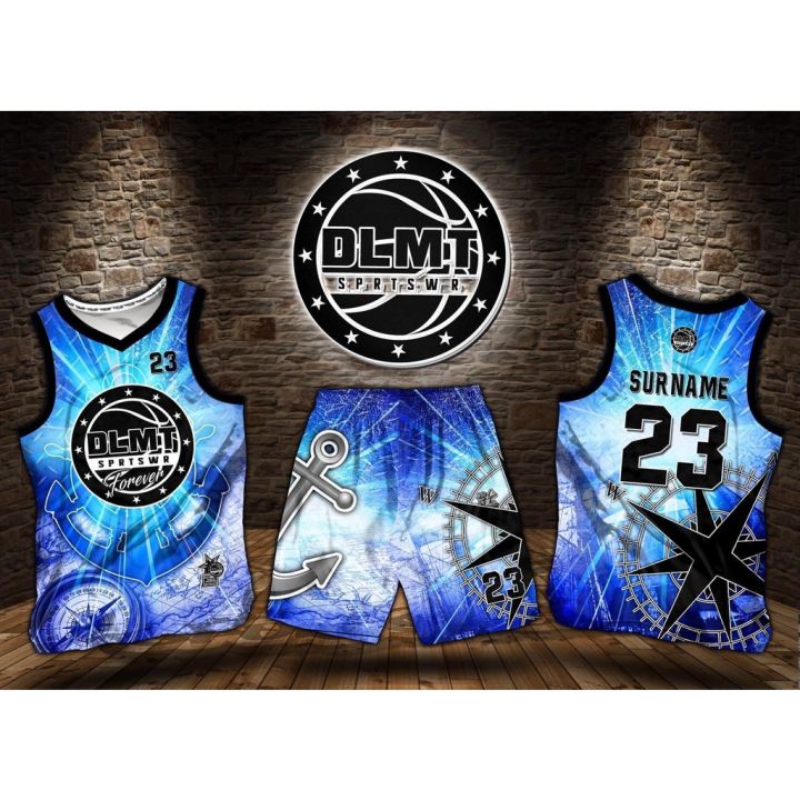 DLMT MARINE DESIGNS - LIGHT BLUE CODE DLMT044 FULL SUBLIMATION JERSEY ...