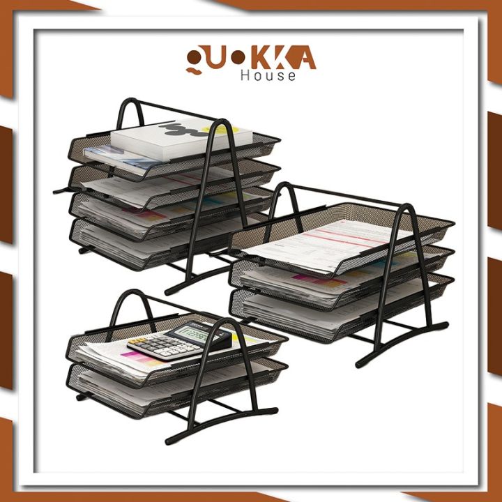 QUOKKA Desk Organizer Rack Suitable For Document Files Paper Letter A4 ...