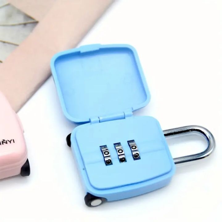LIKANTA Cartoon Password Lock Anti-Theft Multipurpose Padlock Password ...