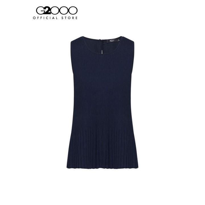 G2000 เสื้อเบลาส์ผู้หญิง รูปทรงตรง (REGULAR FIT) รุ่น 3124147179 NAVY ...