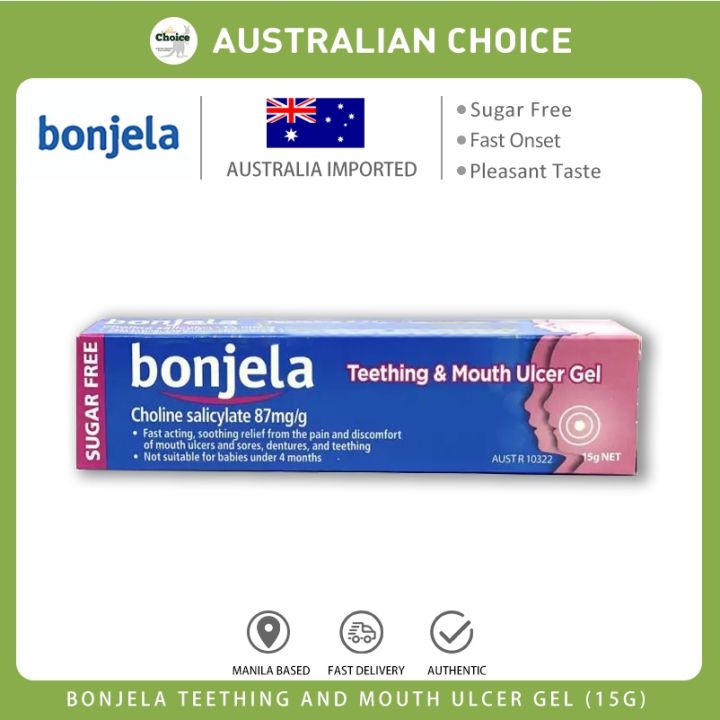 Bonjela Teething and Mouth Ulcer Gel 15g Australia imported. | Lazada PH