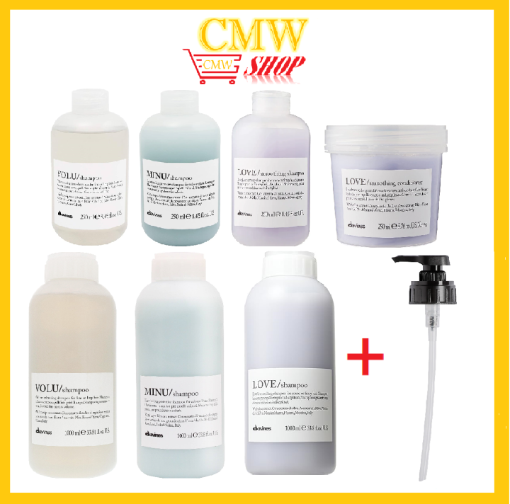 Davines Love/Minu/Volu Shampoo & Conditioner - 250/1000ml | Lazada