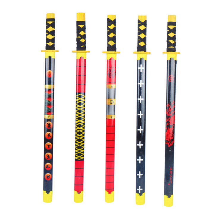 Wooden Katana Sword, Ninja Weapons and Kids Fighting Sword for Children ...