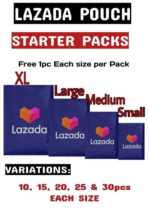 New Design STARTER PACKS Lazadas Pouch w/ Sleeves Set of 10,15,20,25 ...