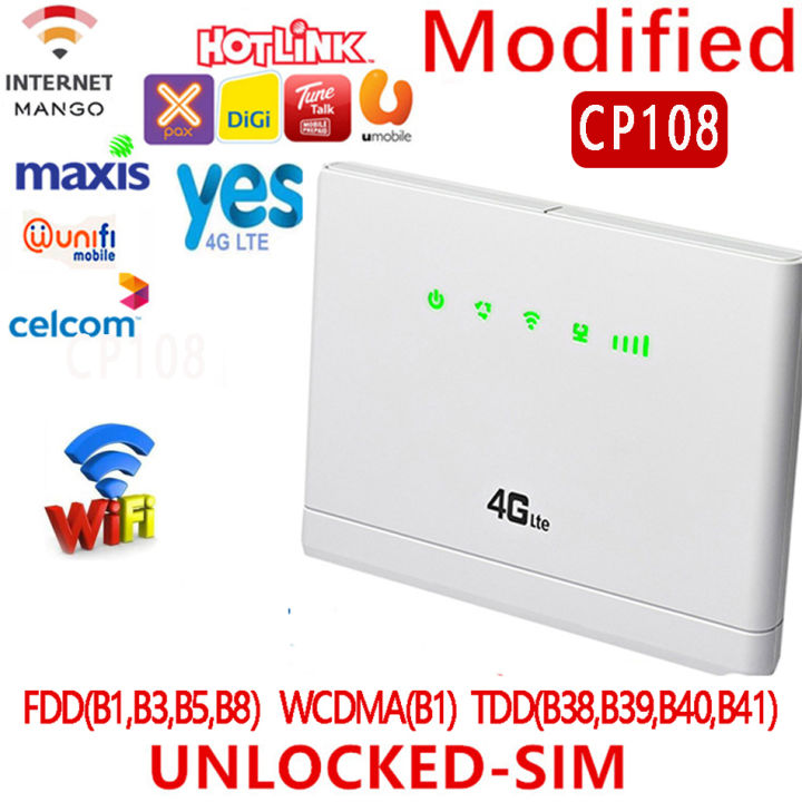 [Modified] 4G/LTE Router Gateway 4G 3G CP108/CP101/CP903 Broadband Mobile Hotspots unlimited ...