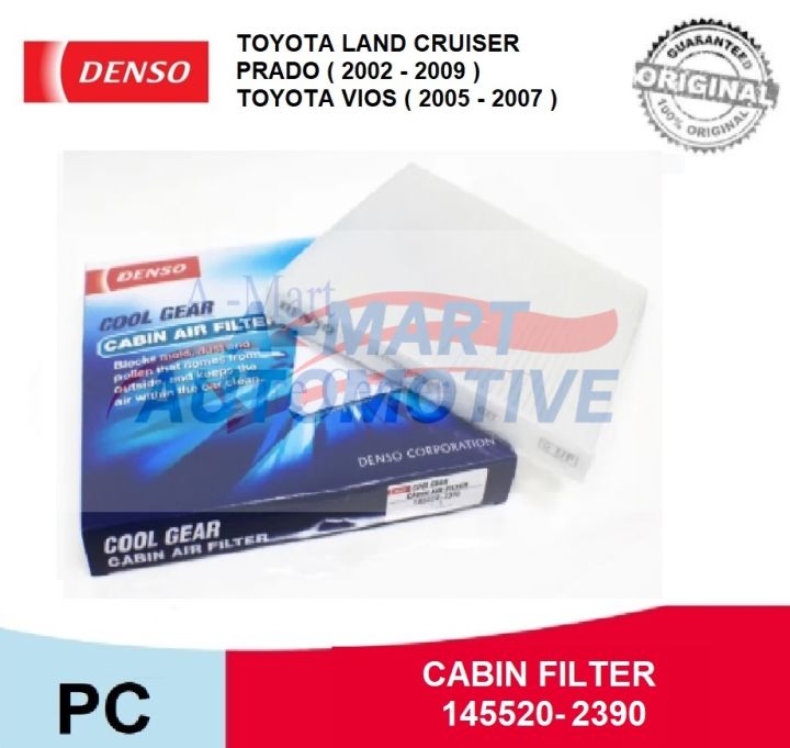 Denso Cabin AC Filter for Toyota Vios ( Robin ) / Camry / Prado ...