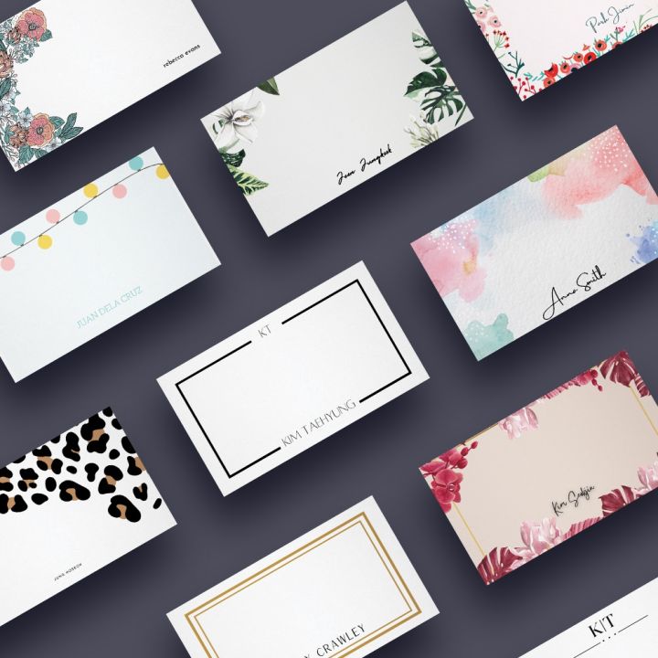 Personalized Gift card / Note card / Sticker Gift Tag | Lazada PH