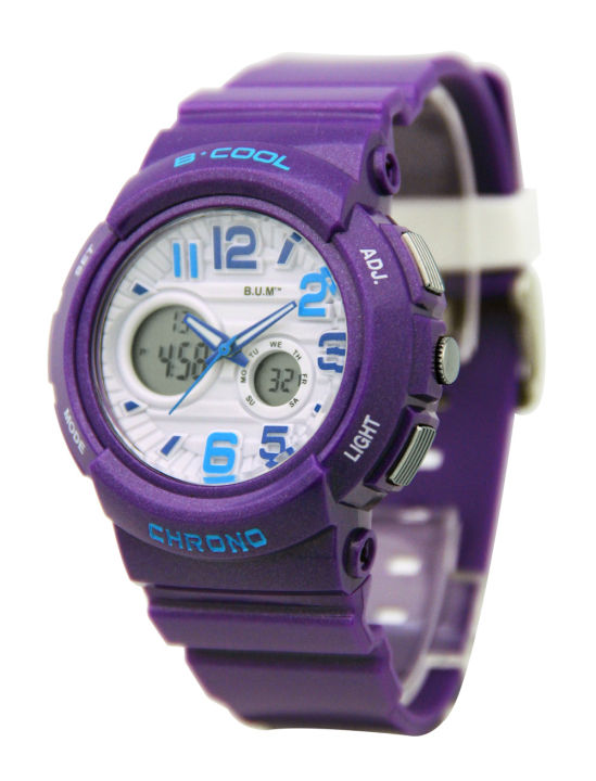 B.U.M. Equipment Chronograph EL Backlight 100m Water Resistant Unisex ...