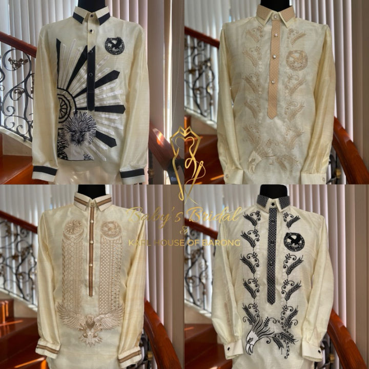 ∈ BARONG TAGALOG EAGLE DESIGN/ AGUILA BARONG WITH or WITHOUT AGLE'S ...